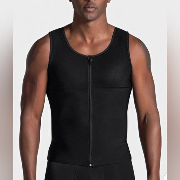 FajasTecNY | Jackets & Coats | Mens Firm Shaper Vest Waist Trainer Post ...